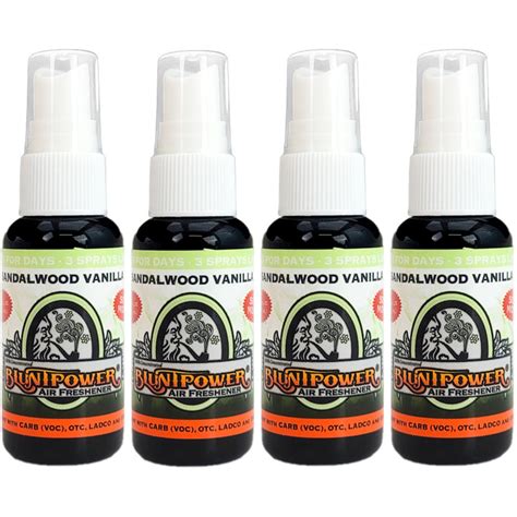 4 Pack Blunt Power Spray 15 Oz Cool Blue Scent