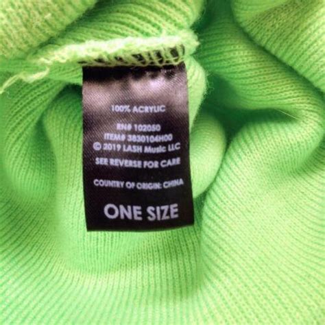 Billie Eilish Blohsh Stick Figure Lash Music Green Beanie 3864407448