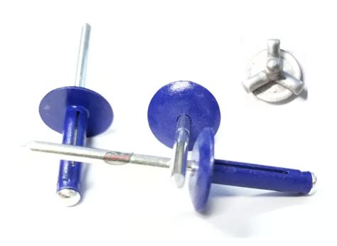Dark Blue Exploding Pop Rivets 3 16 Tri Fold Large Head Aluminum Mandrel 04 Eur 17 78