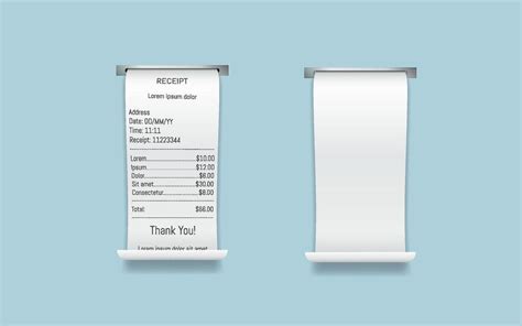 Receipt Vector Art Icons And Graphics For Free Download