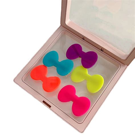 활 세트 귀여운 젤리 어린이 헤어 클립 만화 다채로운 머리핀 세트