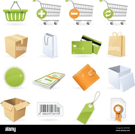 Retail Bag Icon Stock Vector Images Alamy