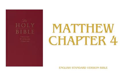 Matthew Chapter 4 Youtube