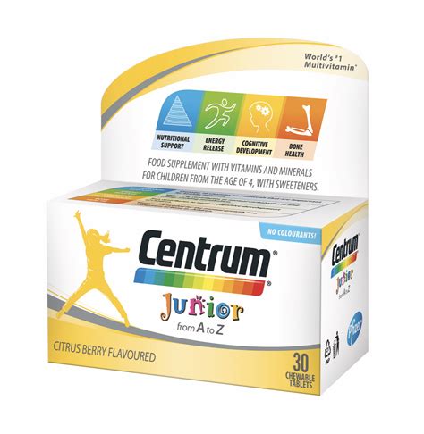 Centrum (Центрум) Junior A-Z витамини и минерали за деца с вкус на ...