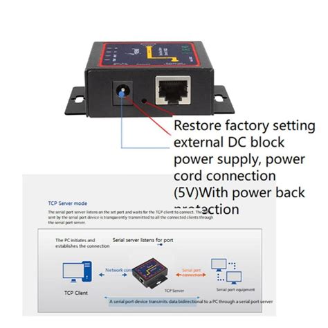 frze industrial modbus serial rs232 rs485 rs422 to ethernet converter
