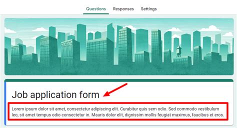 How To Create A Job Application Form In Google Forms