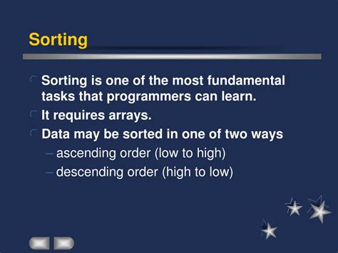 PPT Sorting PowerPoint Presentation Free Download ID
