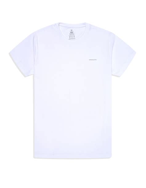 Basic Tee White S Tee2501 1 Uniworth Plain