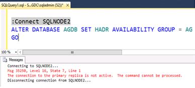 SQL Troubleshooting About The Error 35250