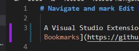 Navigate Mark Edit History Visual Studio Marketplace
