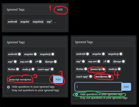 How To Ignore A Tag And All Its Questions Permanently In Meta Stack Overflow