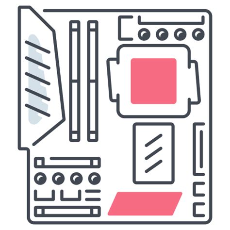 Motherboard Cpu Computer Chip Microchip Technology Hardware Icon Download On Iconfinder