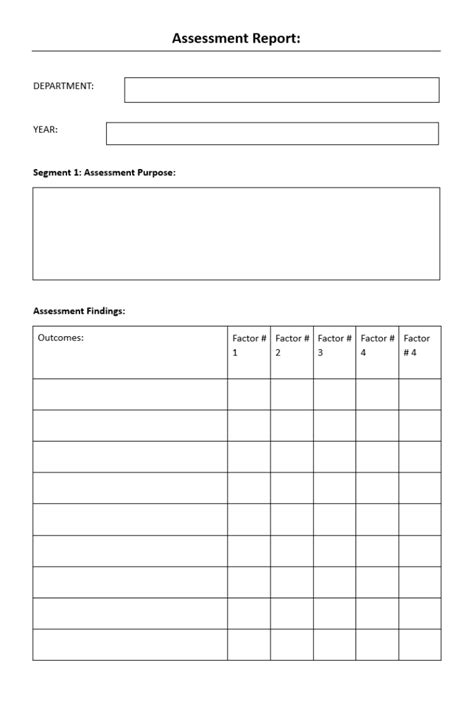 Assessment Report Example → Free Report Examples Assessment Report Example → Free Report Examples
