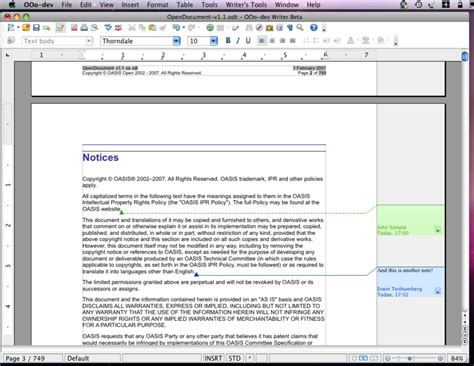 OpenOffice Org New Features