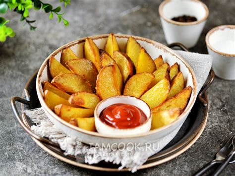 Картошка по деревенски с майонезом в духовке — рецепт с фото пошагово