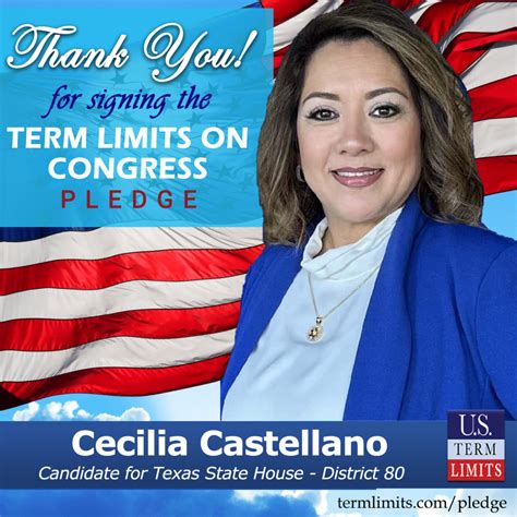 Cecilia Castellano Pledges To Support Congressional Term Limits U S