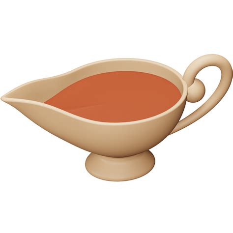 Gravy 3d Rendering Isometric Icon 27856487 Png
