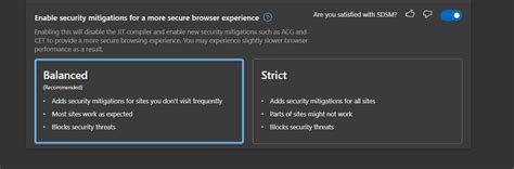 microsoft edge is getting customizable super duper secure mode