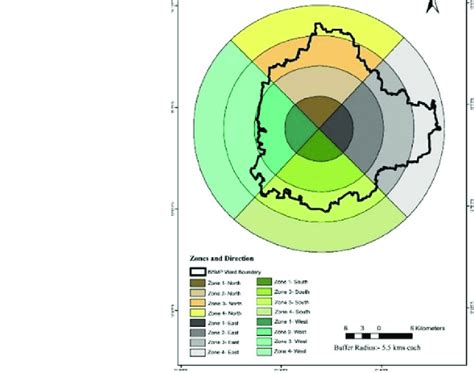 Multiple Buffer Zones And Directions Of Bbmp North East South And West Download Multiple Buffer Zones And Directions Of Bbmp North East South And West Download
