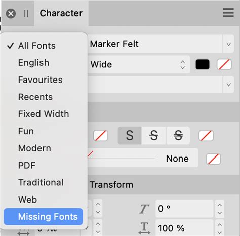 Font Manager In Designer Desktop Questions MacOS And Windows Affinity Forum