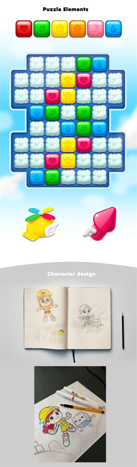 Mobile Puzzle Game On Behance