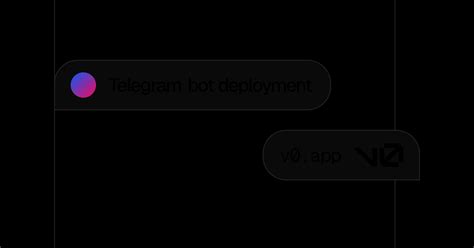 Telegram Bot Deployment V0 By Vercel