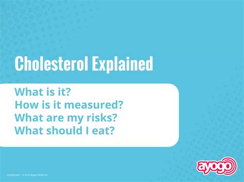 Cholesterol Explained In 7 Slides Ppt