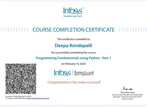 python programming infosysspringboard learning growth