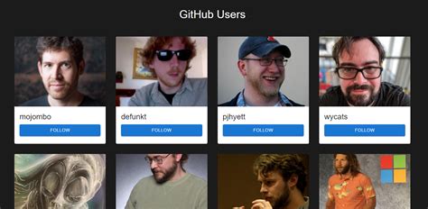 Github Users Reactjs Devpost