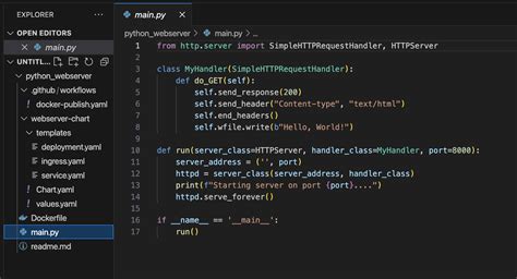 Building A Python Web Server And Deploying It Using Docker GitHub