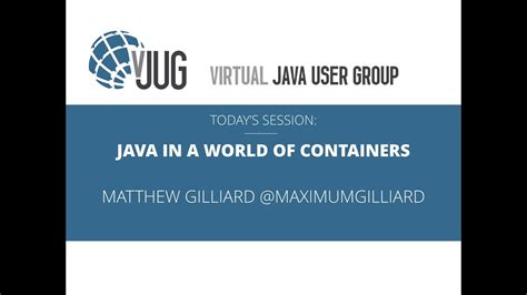 Java In A World Of Containers YouTube