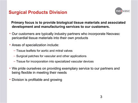 Neovasc Surgical Division Ppt