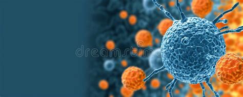 Tumor Microenvironment Background With Cancer Cells T Cells Nanoparticles Molecules And Blood