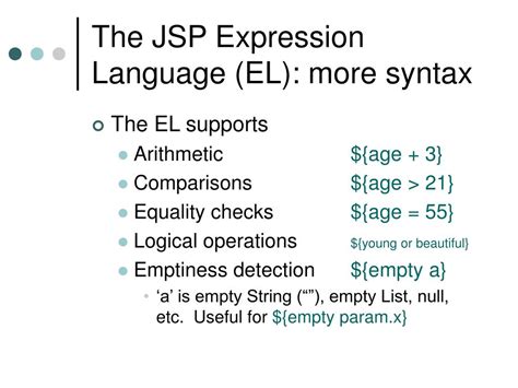 ppt jsp 2 0 and jstl principles and patterns powerpoint presentation id 6396952