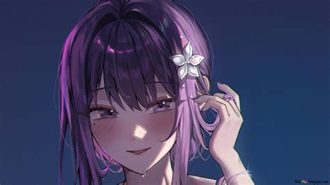 Raiden Shogun Is Taking A Drunken Bath In The Pool Genshin Impact K Wallpaper Download