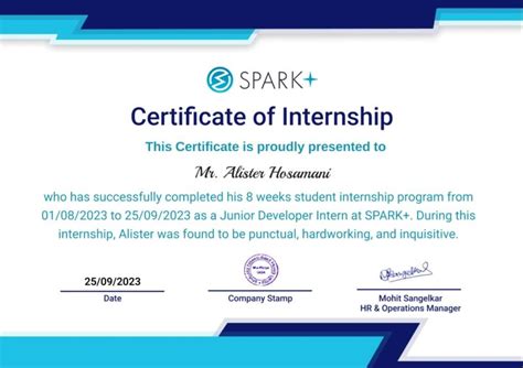 alister hosamani on linkedin internshipcompletion professionalgrowth