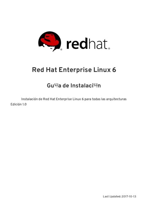 Pdf Red Hat Enterprise Linux 6 Guía De Instalación Dokumentips