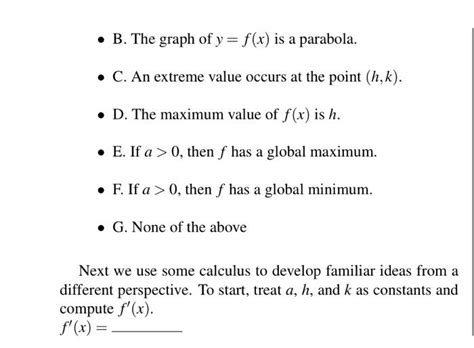 Solved 10 1 Point Let A H And K Be Arbitrary Real