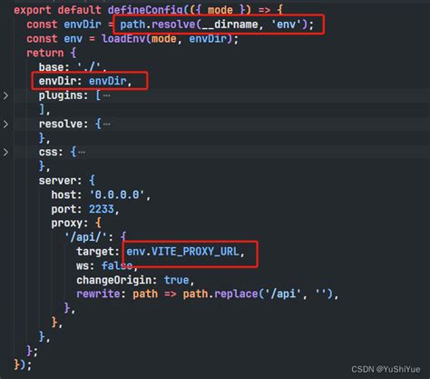 Vite配置之获取env Mode 下的数据 Csdn博客