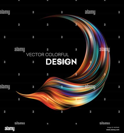 3d Abstract Colorful Fluid Design Vector Illustration Stock Vector Image And Art Alamy