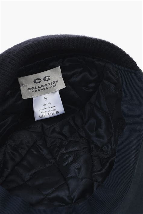 Corneliani Cc Collection Suede Baseball Cap Men Glamood Outlet