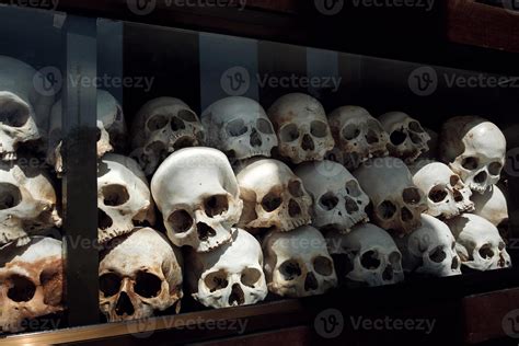 Khmer Rouge Killing Fields Skulls