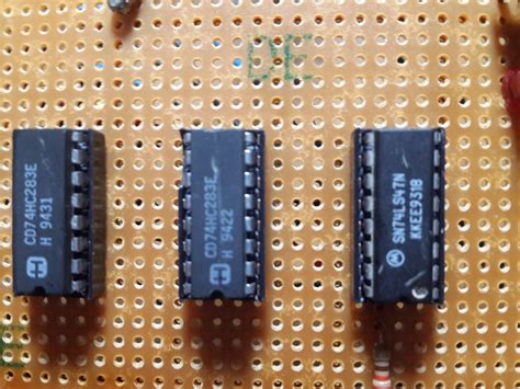 voting system by using 4 bits parallel adder trybotics