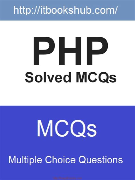 Php Solved Mcqs Pdf Php Data Type
