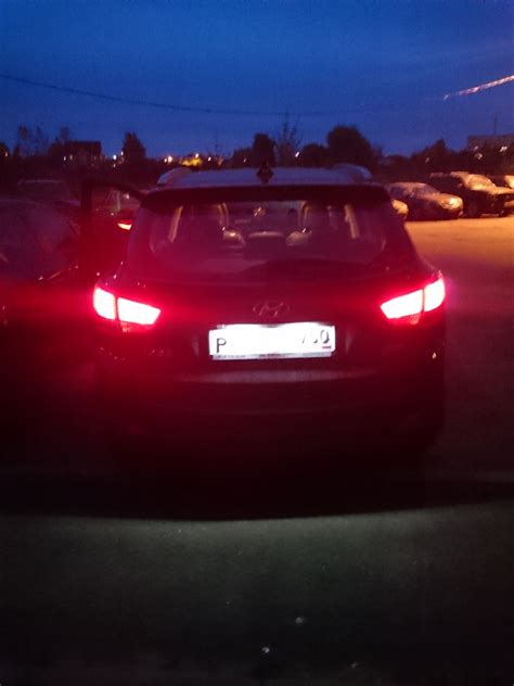 Подсветка номера — Hyundai ix35, 2 л, 2014 года | электроника | DRIVE2