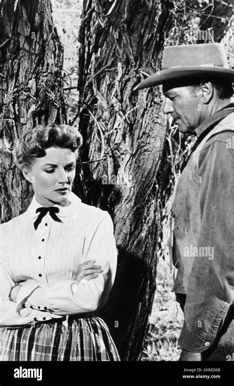 Gloria Talbott Joel Mccrea And Gloria Talbott 1957 Print Poster