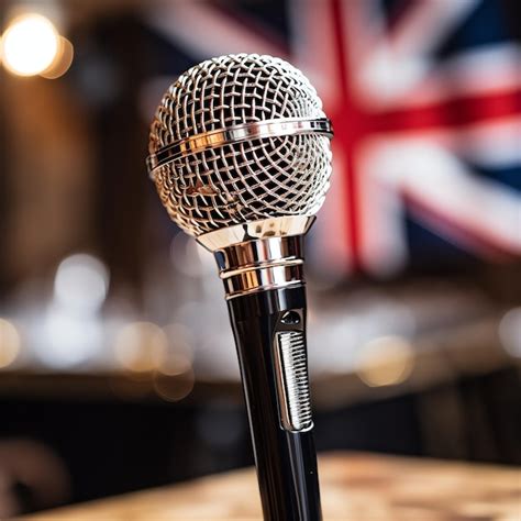 Premium Photo A Microphone On A Table Premium Photo A Microphone On A Table