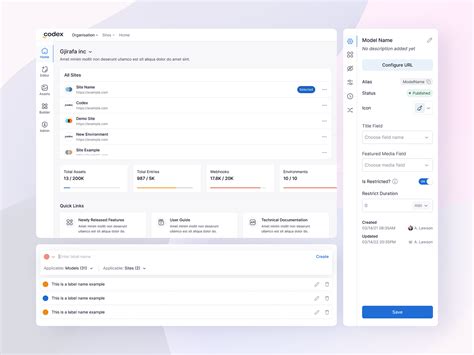headless cms and drag and drop builder by pleurat on dribbble