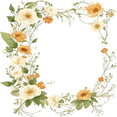 꽃 프레임 벡터 일러스트 레이 션 디자인 꽃 벡터 일러스트 디자인 꽃 벡터 일러스트 레이 션 꽃 벡터 Png 일러스트 및 벡터 에 대한 무료 다운로드 Pngtree