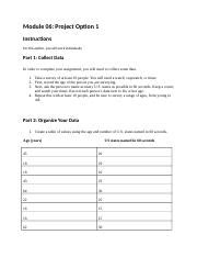 Module 6 Project Option 01 1 Docx Module 06 Project Option 1 Instructions For This Option You